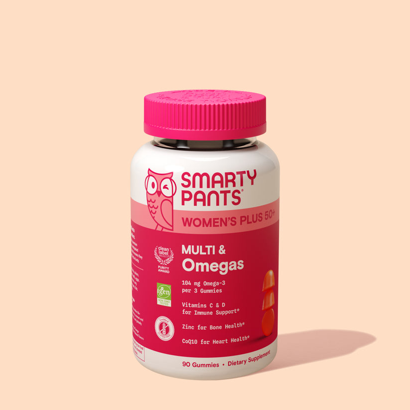 Women’s 50+ Plus Multi & Omegas – SmartyPants Vitamins