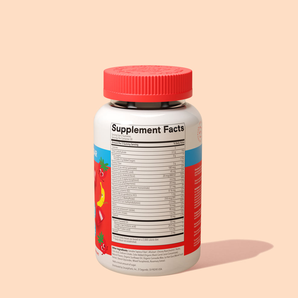 Kids Zero Sugar Multi & Omegas – SmartyPants Vitamins